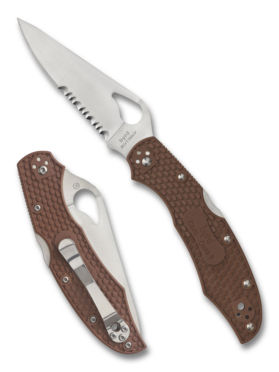 Cara Cara® 2 Lightweight Brown CombinationEdge™ – Spyderco