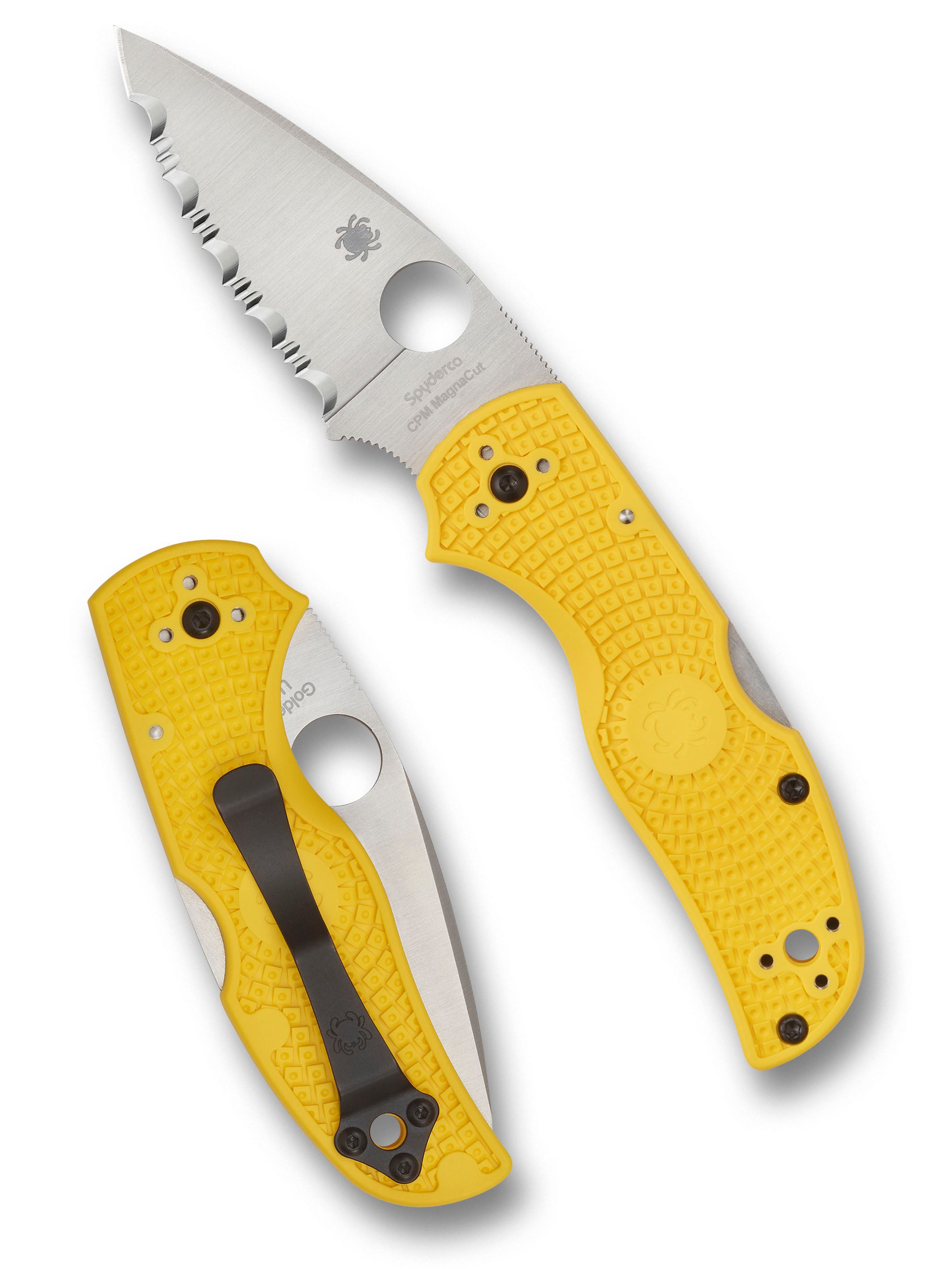 Native® 5 Lightweight Salt® Yellow CPM® MagnaCut® – Spyderco